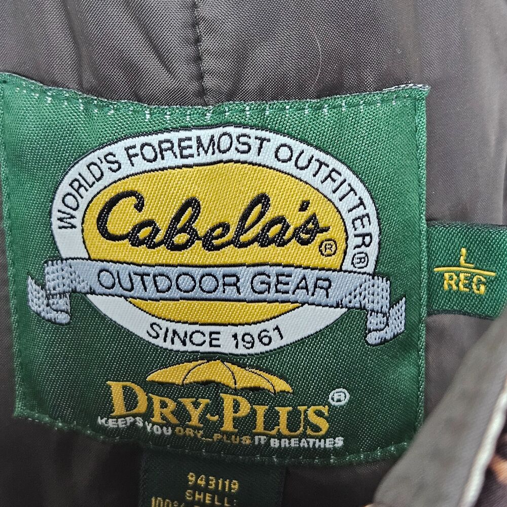 Cabela's Dry Plus Size L Advantage Max-4 HD Insulated Camo Hunting Bibs Outdoor | SidelineSwap