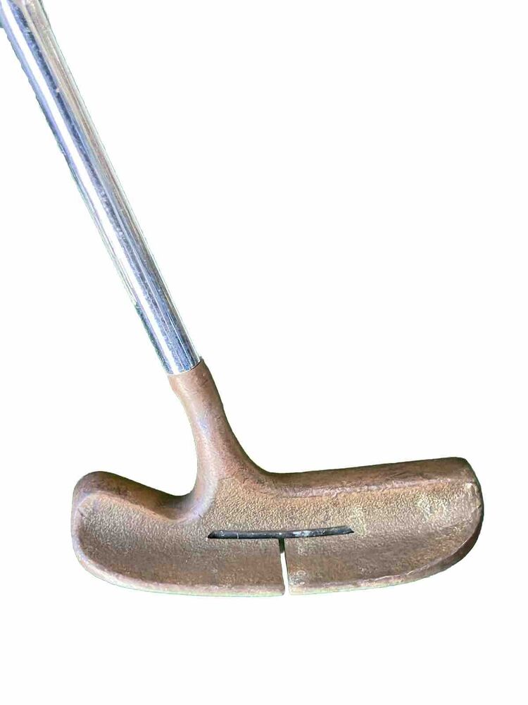 Acushnet Bullseye 35A Wide Flange Putter RH Fluted Steel 34" Lamkin ...