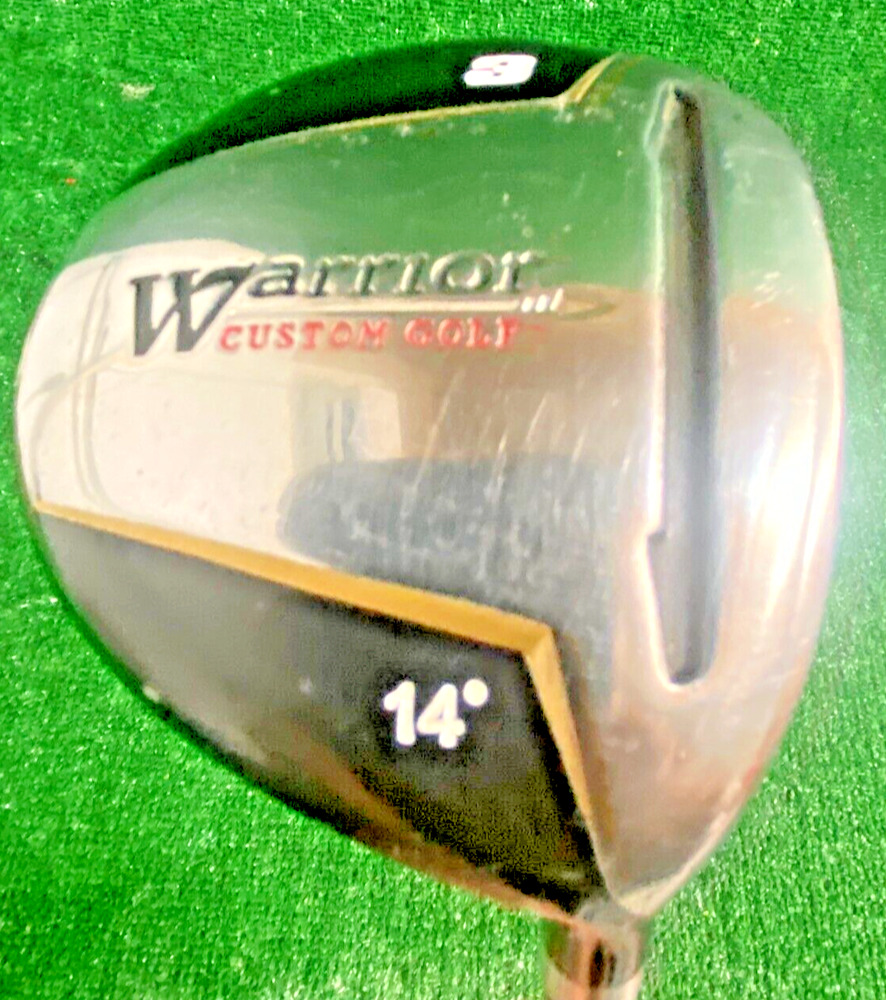 Warrior Golf 3 Wood Active Channel 14* +2" Stiff Graphite 45" Tall Men ...