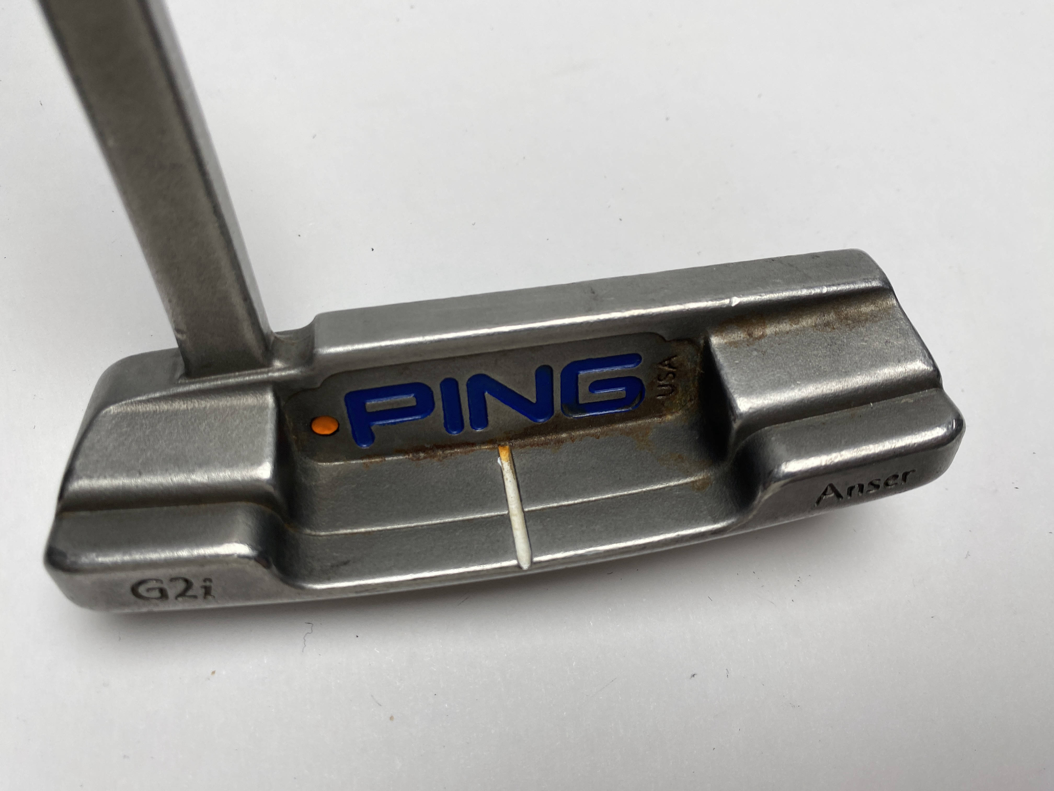 Ping G2i Anser Putter 35" Orange Dot 2* Flat Mens RH | SidelineSwap