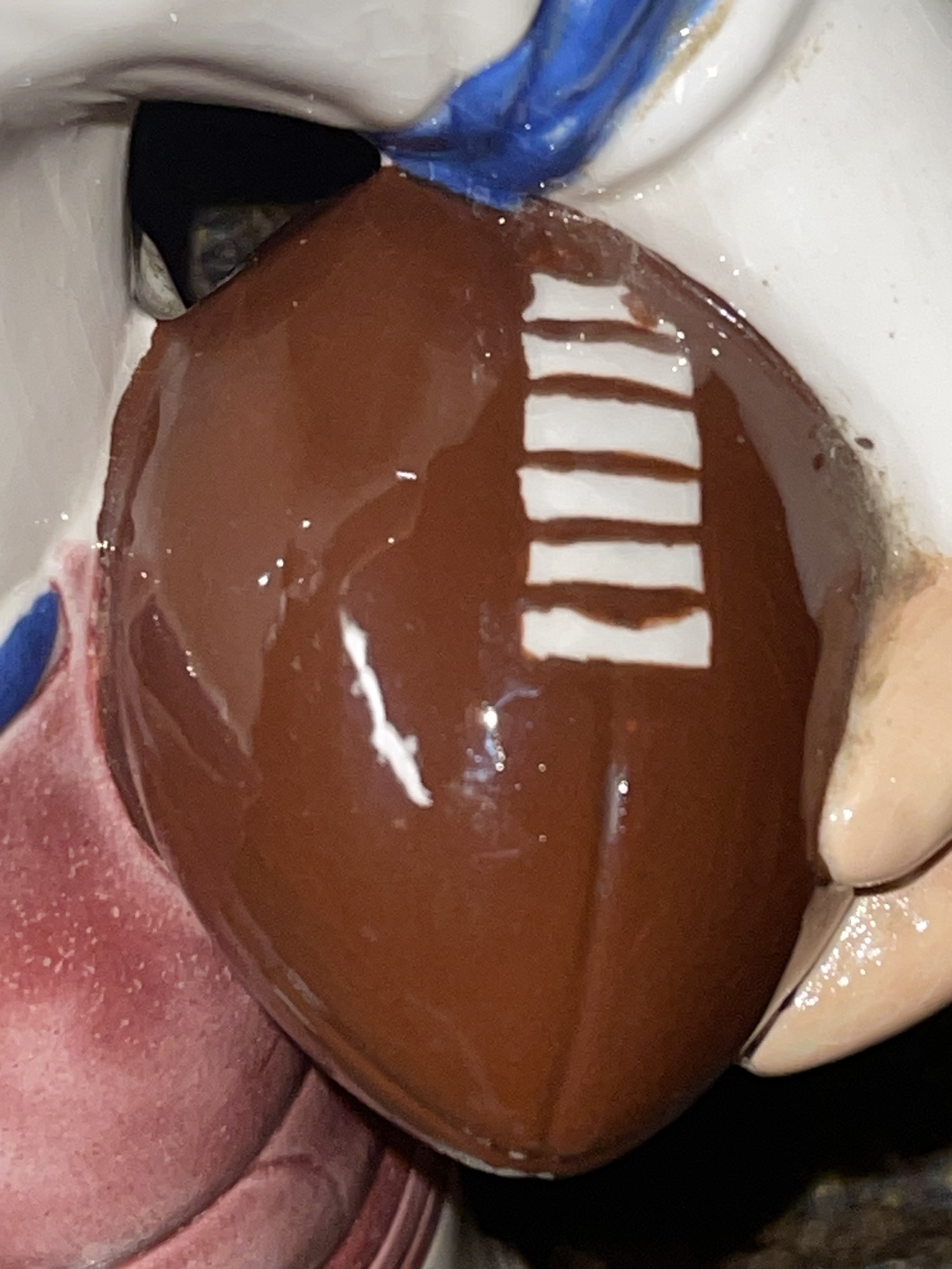 Atlantic Mold Ceramic Football Player #77 Unknown 1970’s Era Vintage ...