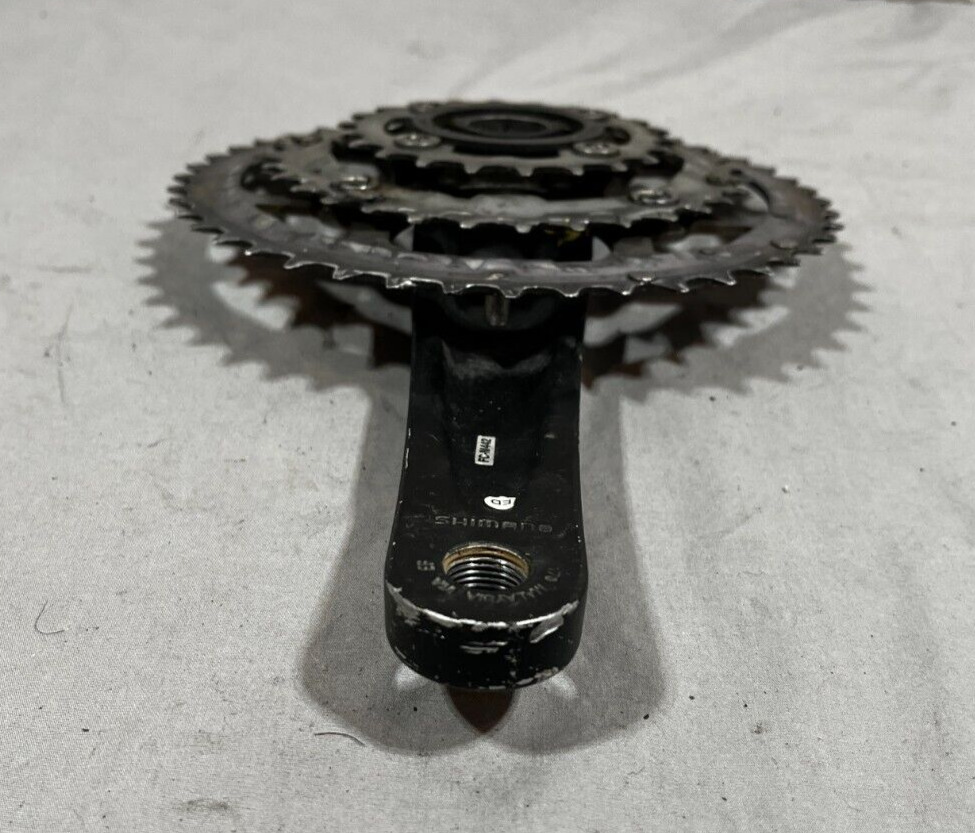 Shimano FC-M442 170mm 44/32/22 Aluminum/Steel Mountain Bike Triple ...