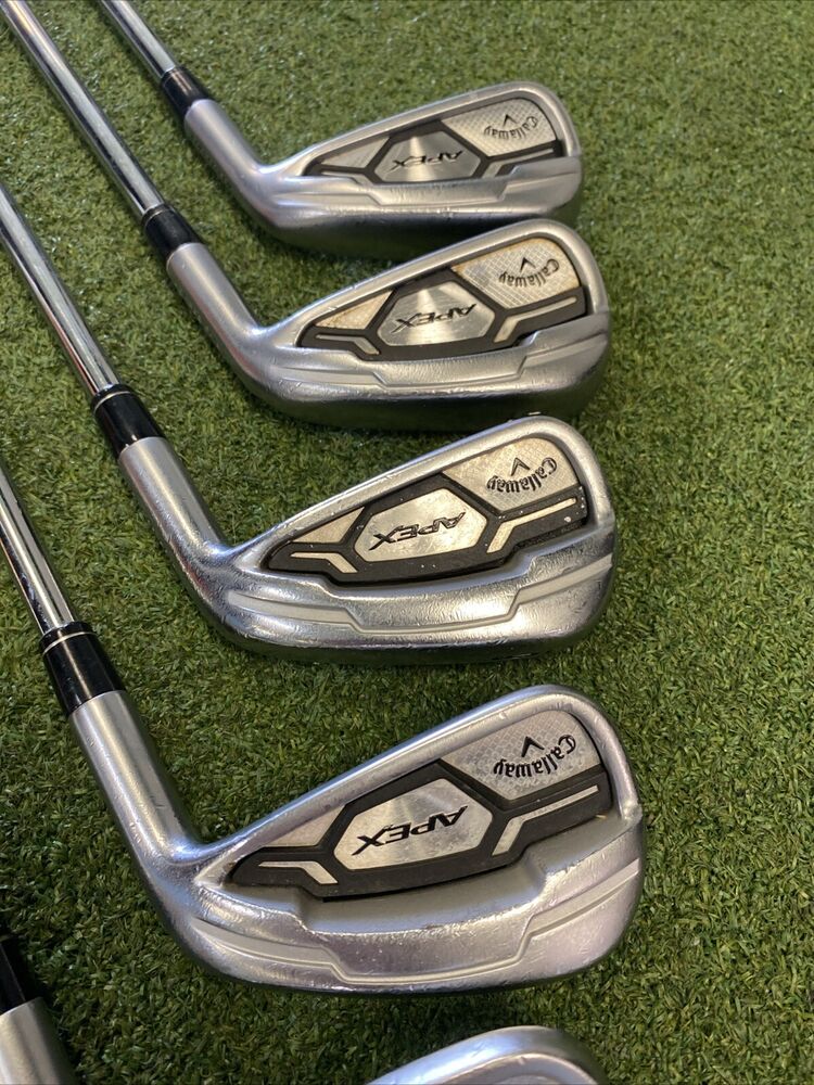 Used RH Callaway Apex Forged ‘16 Iron Set 4-P Dynamic Gold Steel Regular | SidelineSwap
