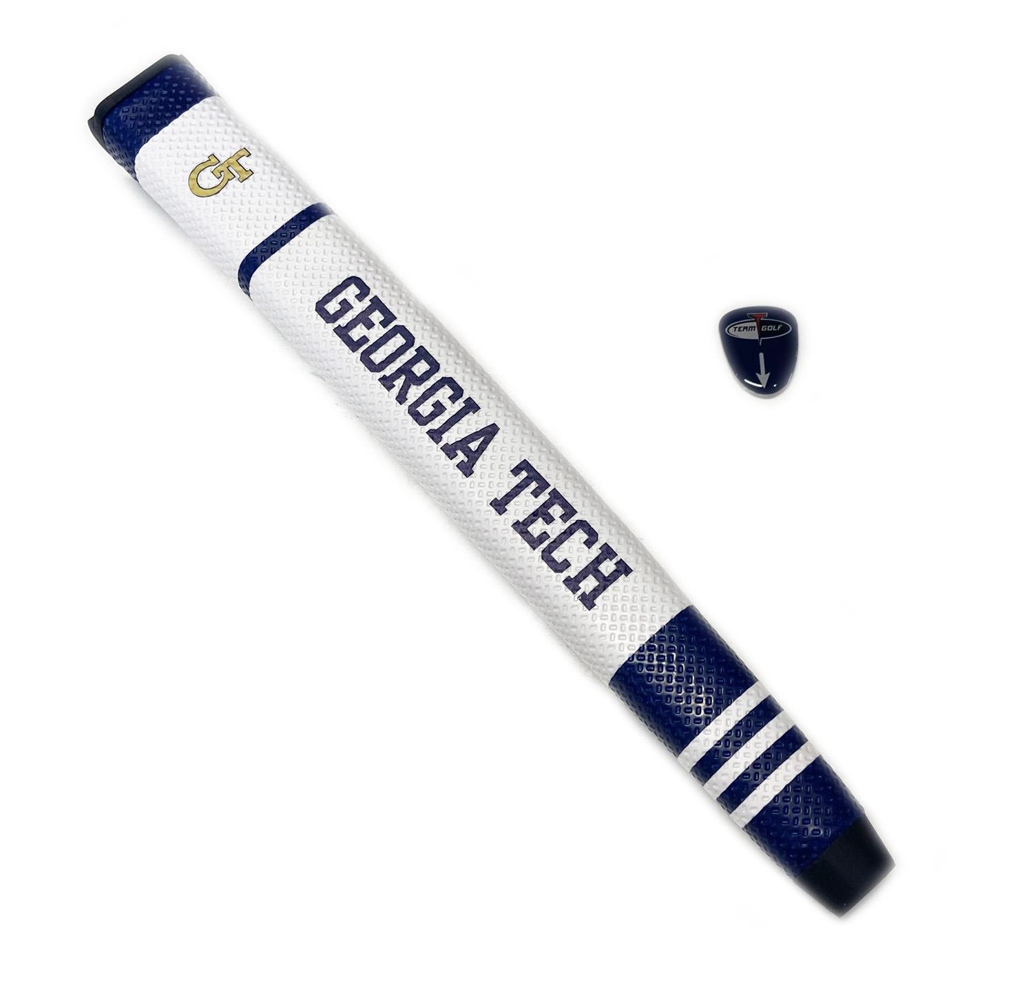 NEW Team Golf Georgia Tech Yellow Jackets Navy/White Jumbo Putter Grip ...