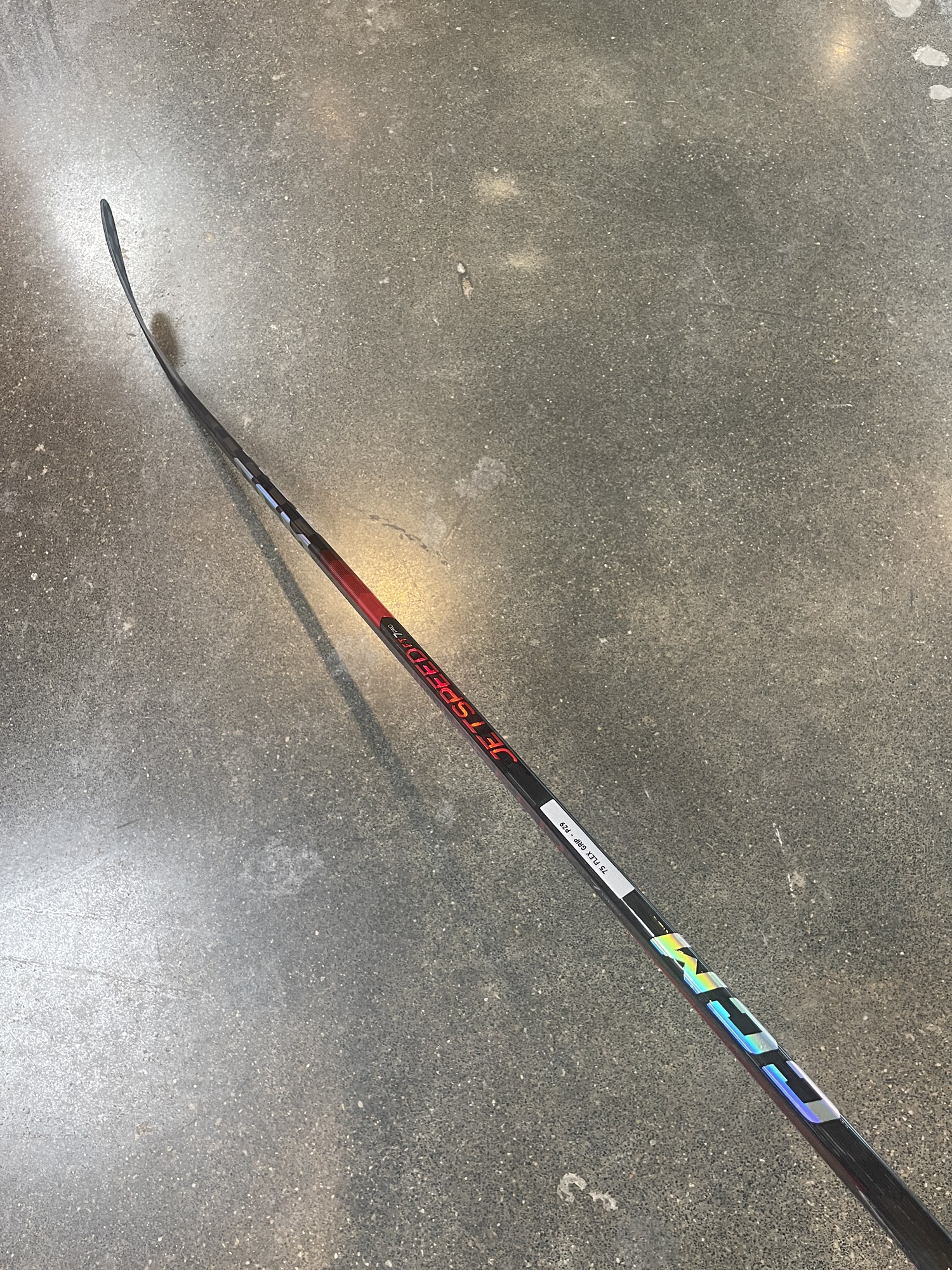 New Senior CCM Jetspeed FT7 Pro RED Left P29 75 Flex Pro Stock ...