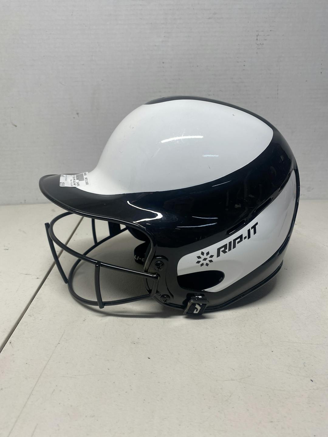 Used Rip-it Vision Pro M L Black And White Softball Helmet | SidelineSwap