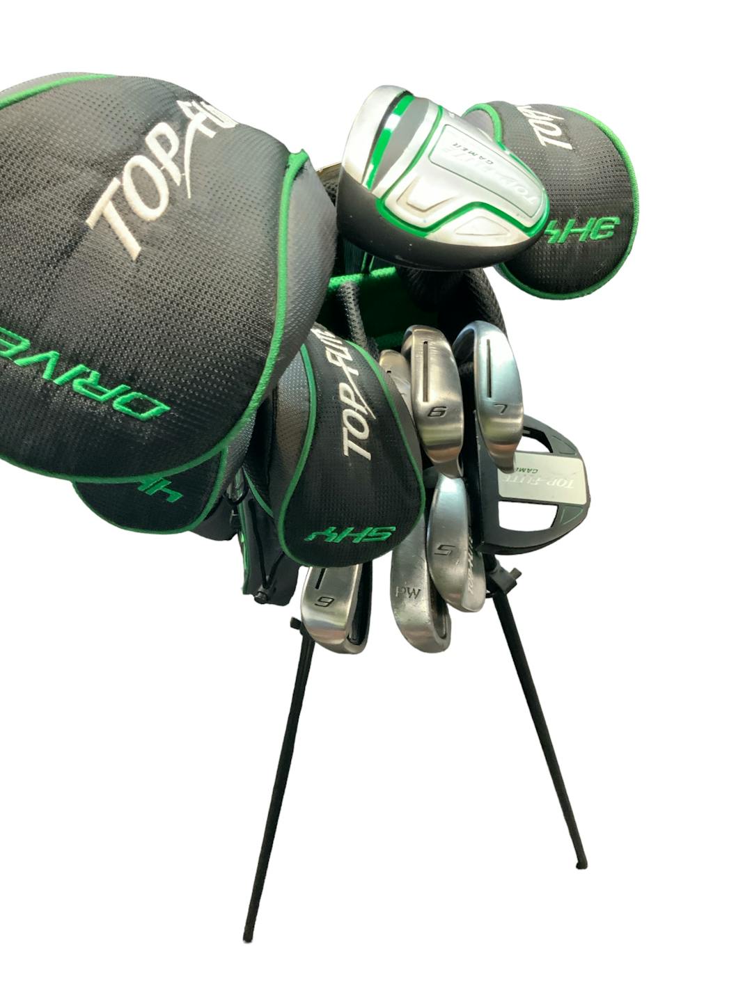 Used Top Flite Gamer Green 12 Piece Regular Flex Graphite Shaft Men's ...