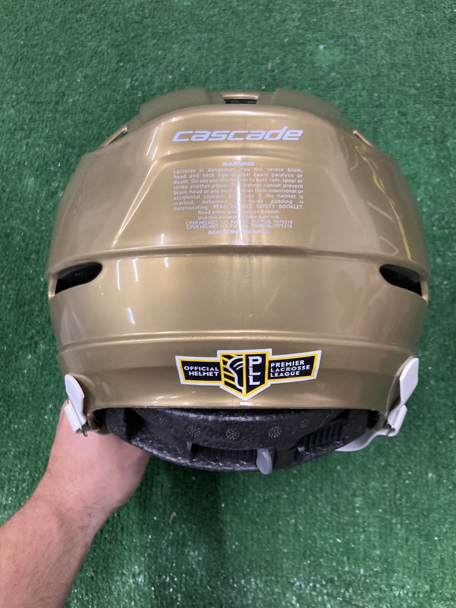 Gold Used Adult Cascade CPV-R Helmet | SidelineSwap