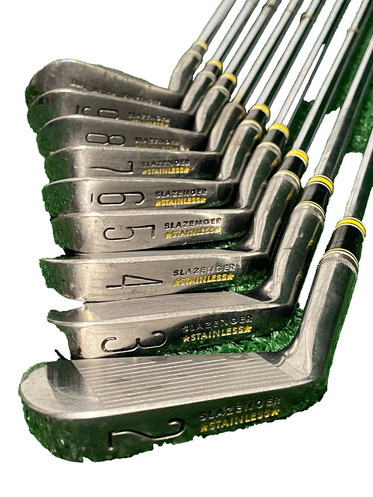 Gary Player Slazenger World Leader Iron Set 2-PW RH Men Regular Steel ...