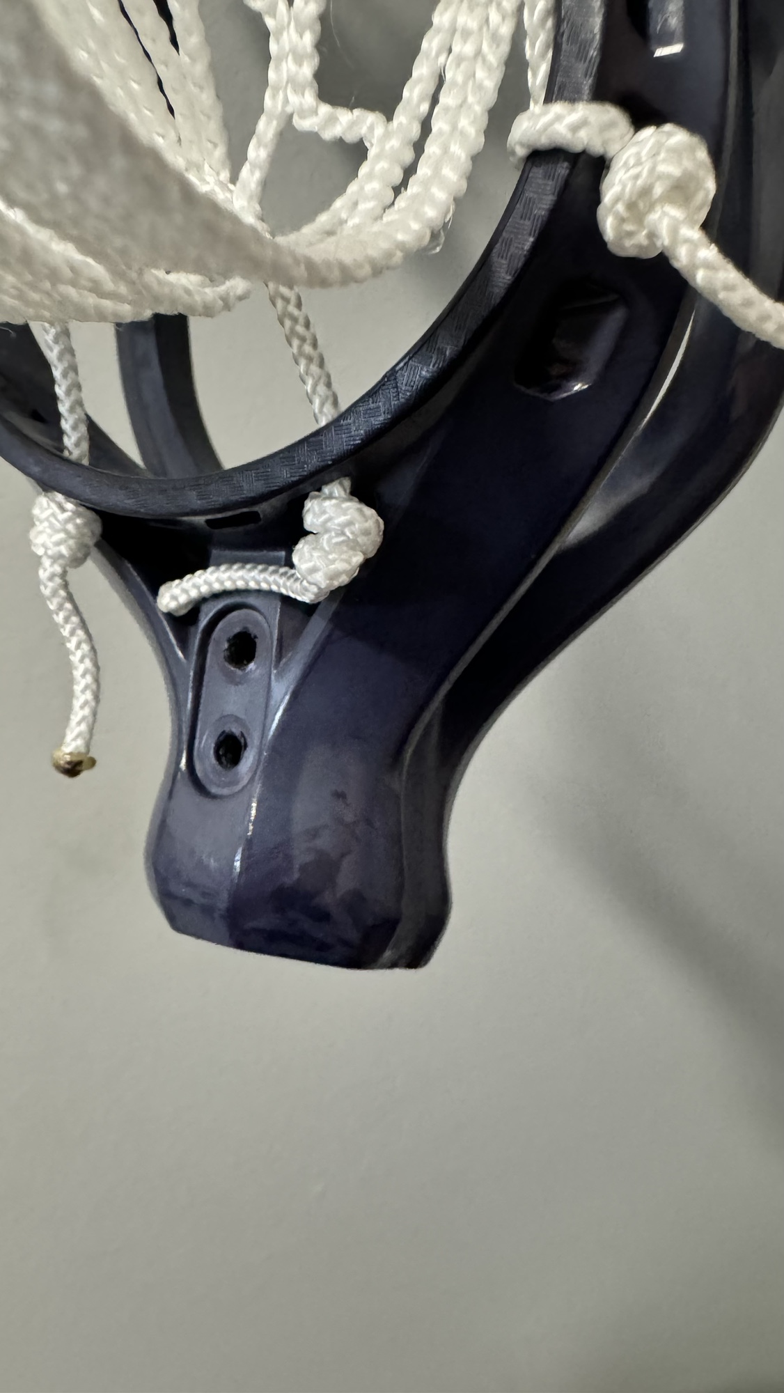 ECD Strung DNA Head freshly dipped navy blue and new mesh | SidelineSwap