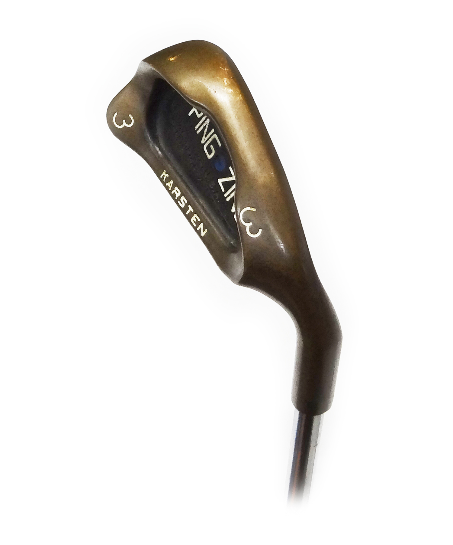 Ping Zing Beryllium Copper Blue Dot 3 Iron Steel True Temper S300 Stiff ...