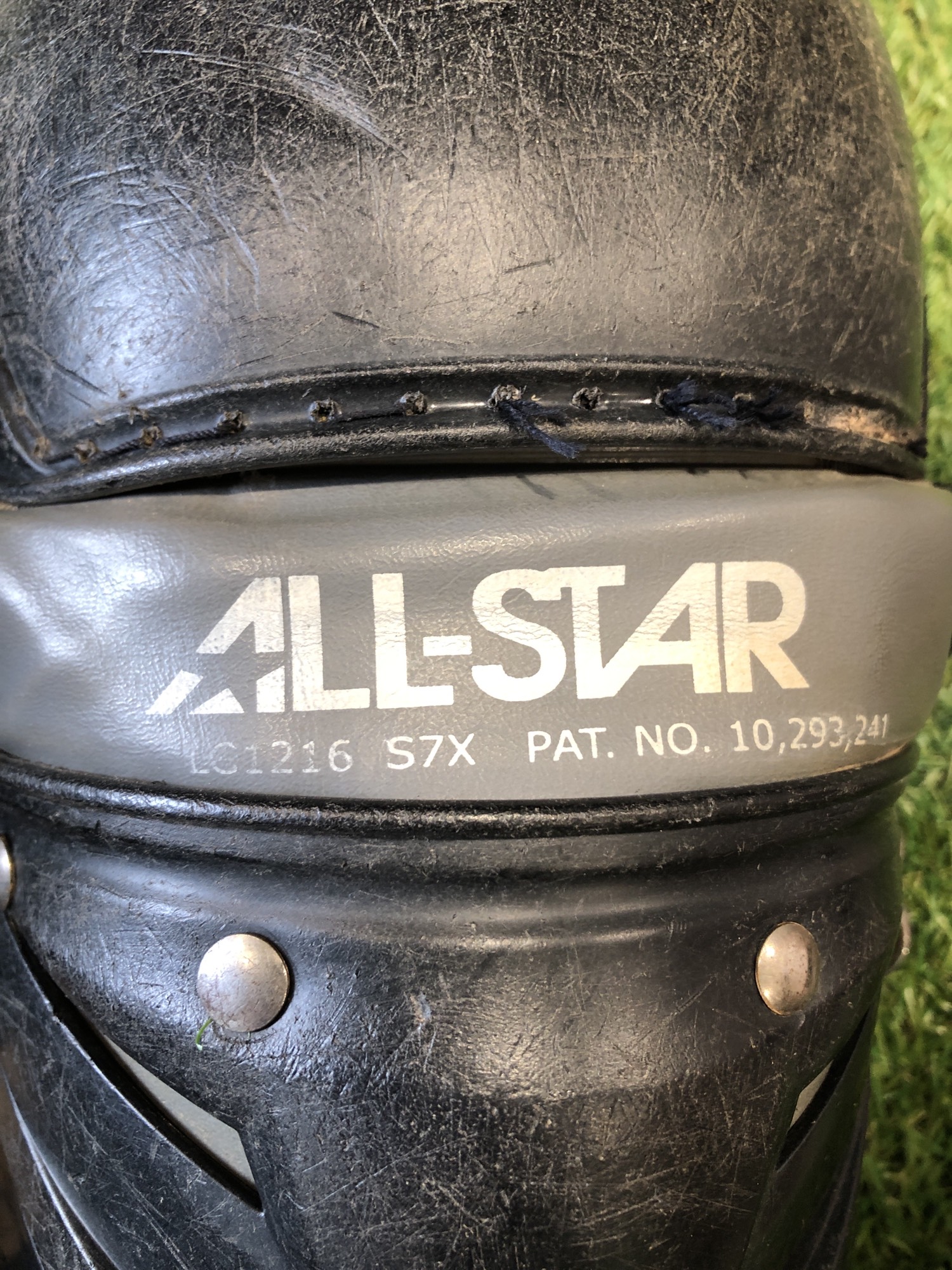 Used Intermediate All Star System 7 Axis Catcher's Leg Guard | SidelineSwap