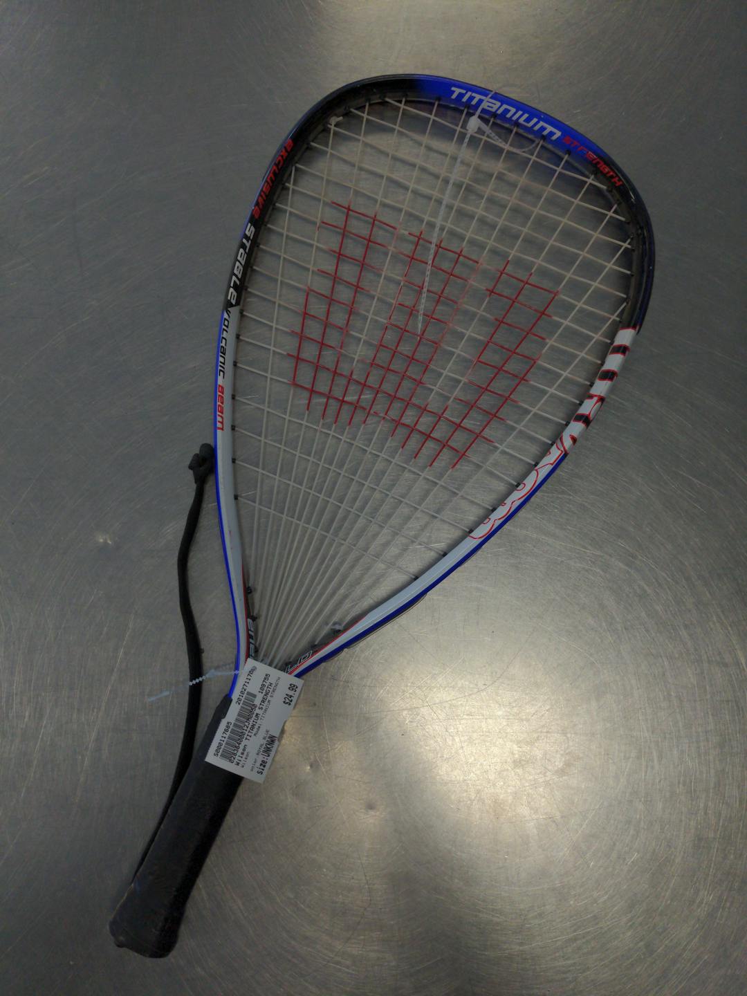 Used Wilson Titanium Strength Unknown Racquet Sports Racquetball ...