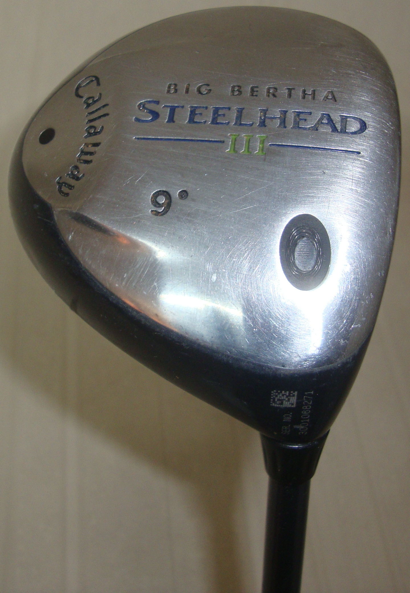 Callaway Big Bertha Steelhead III 9° Driver Firm Flex Right Handed Golf ...