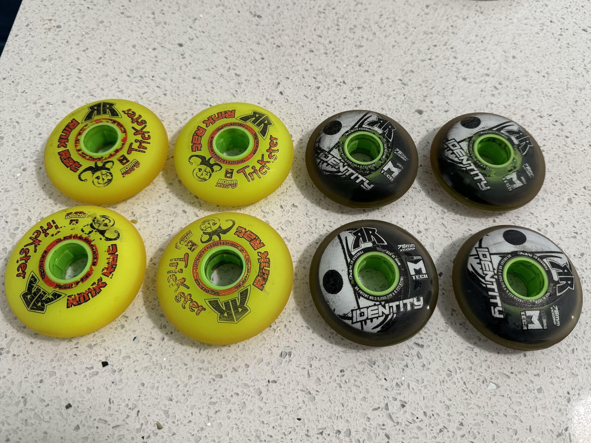Rink Rat Inline Roller Wheels - Hi-Lo Setup | SidelineSwap