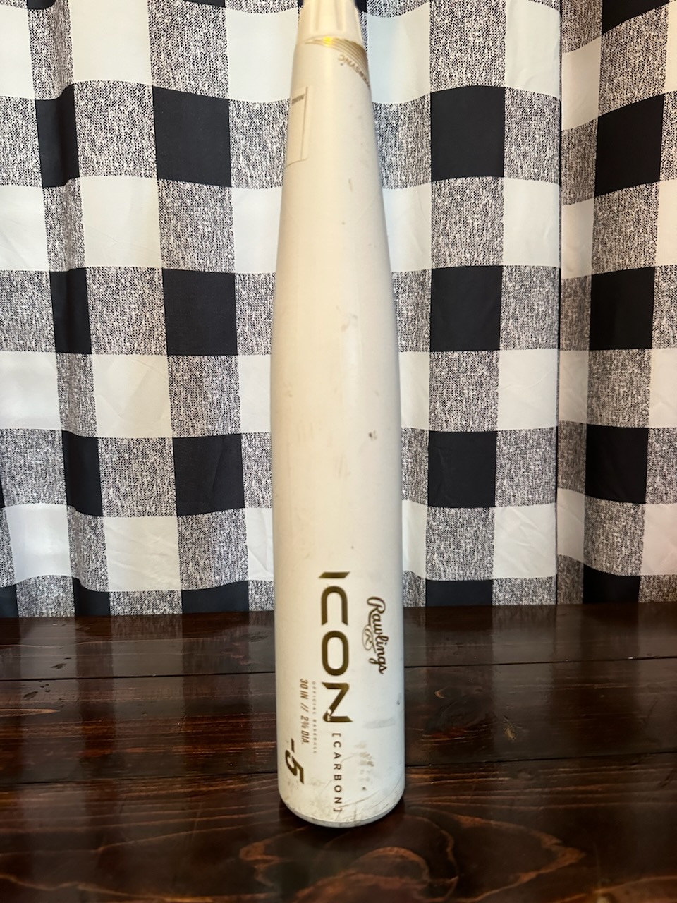 Used 2024 Rawlings Icon USSSA Certified Bat (-5) Composite 25 oz 30 ...
