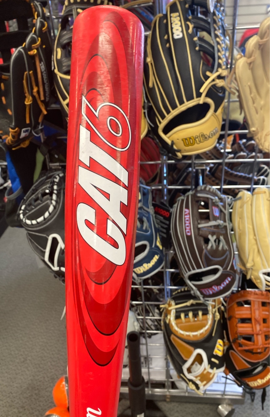 Marucci CAT 6 Used (-3) 30" 30 inch 2 5/8" Barrel Red Bat CAT6 BBCOR ...