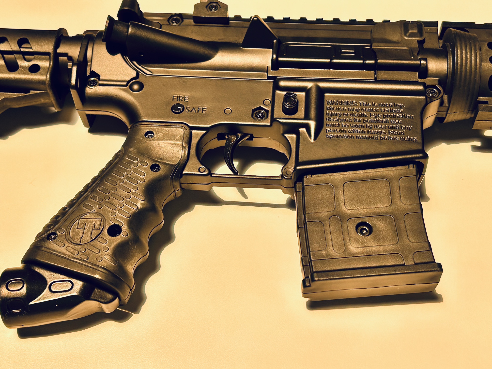 Tippmann TMC M4 Magfed Paintball Gun .68 Caliber Marker - Black Mag Fed ...