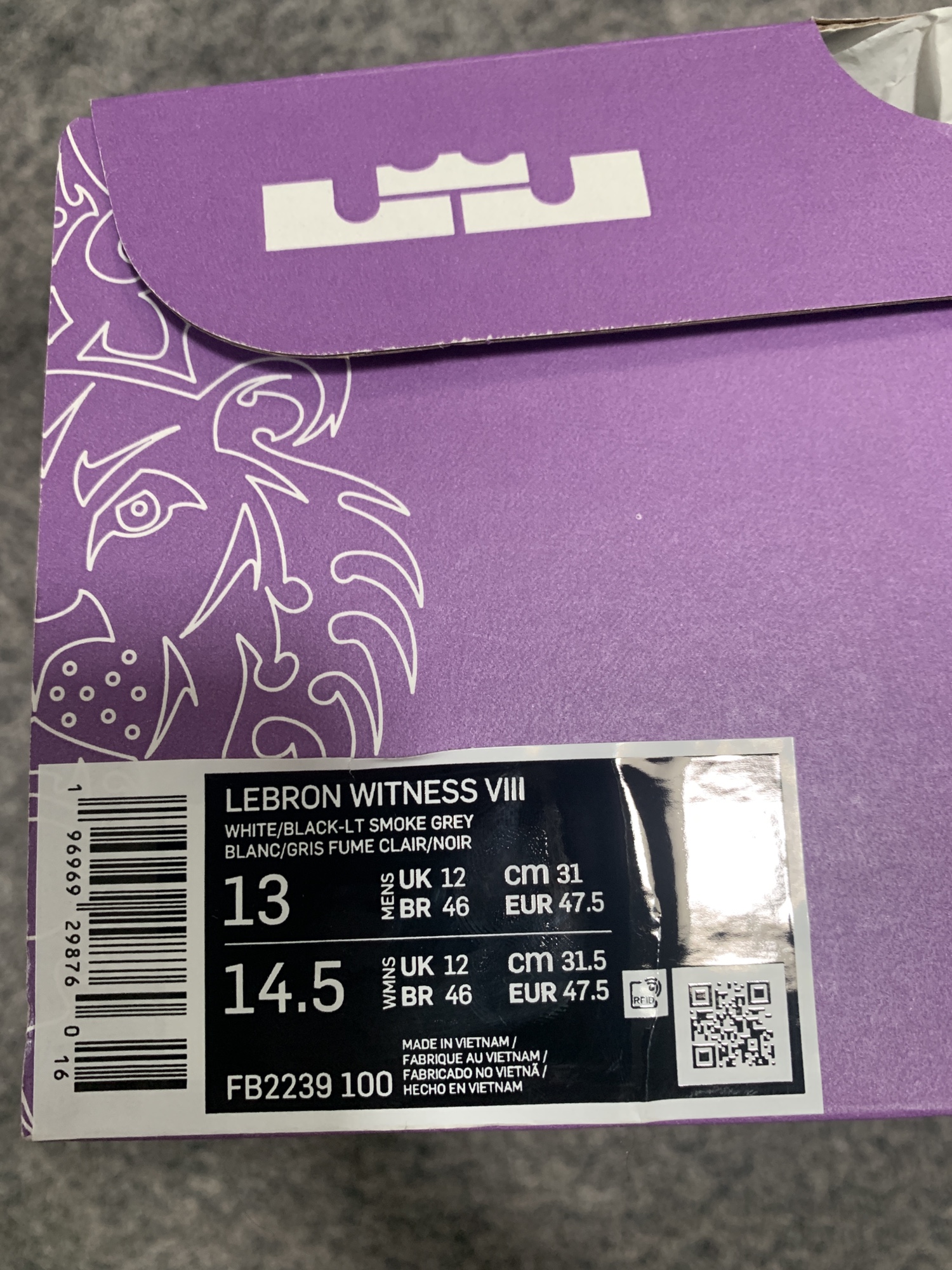 New Nike Lebron Witness Vlll Mens 13 | SidelineSwap