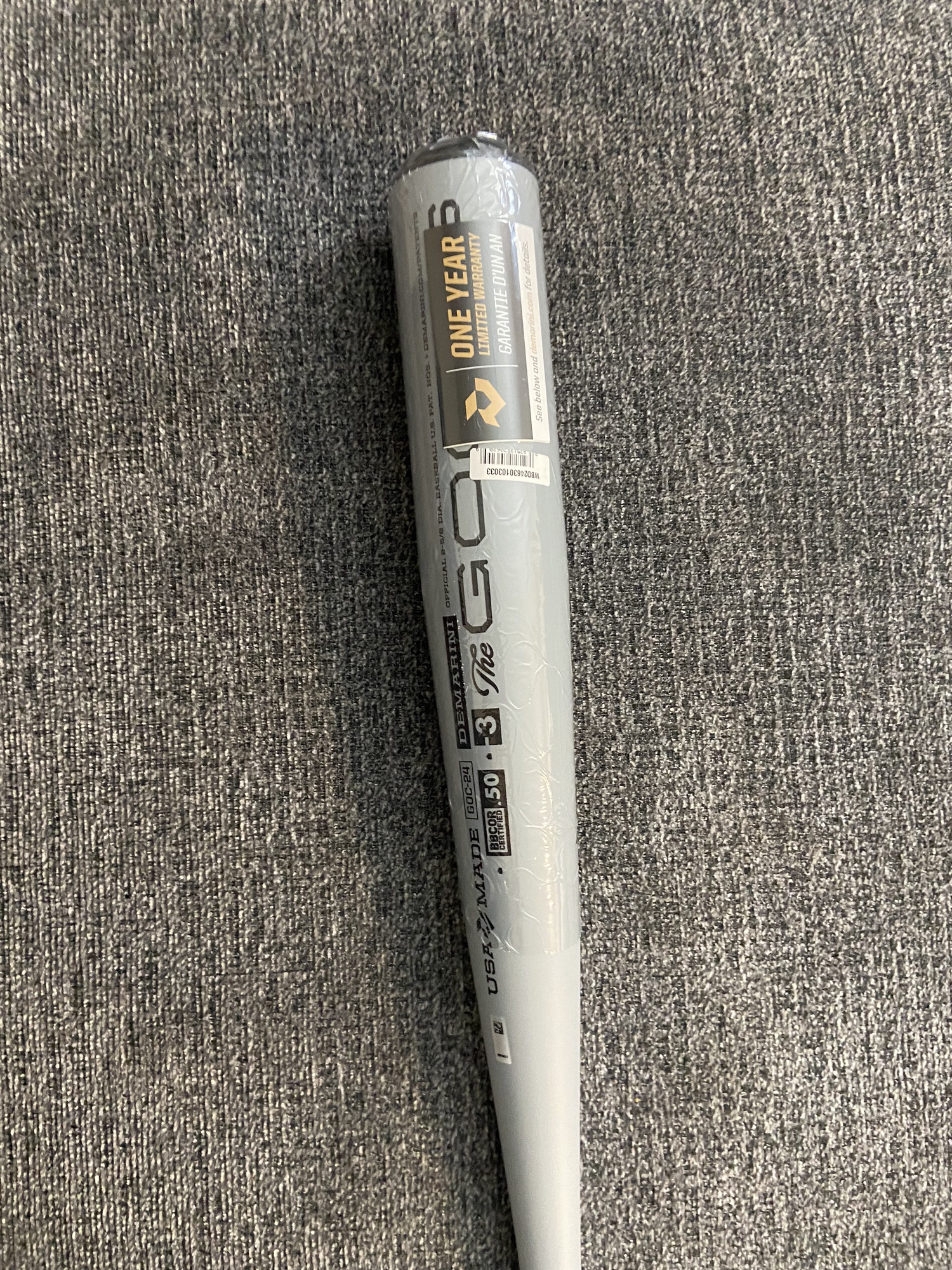 New 2024 DeMarini BBCOR Certified (-3) 30 oz 33" The Goods Bat ...