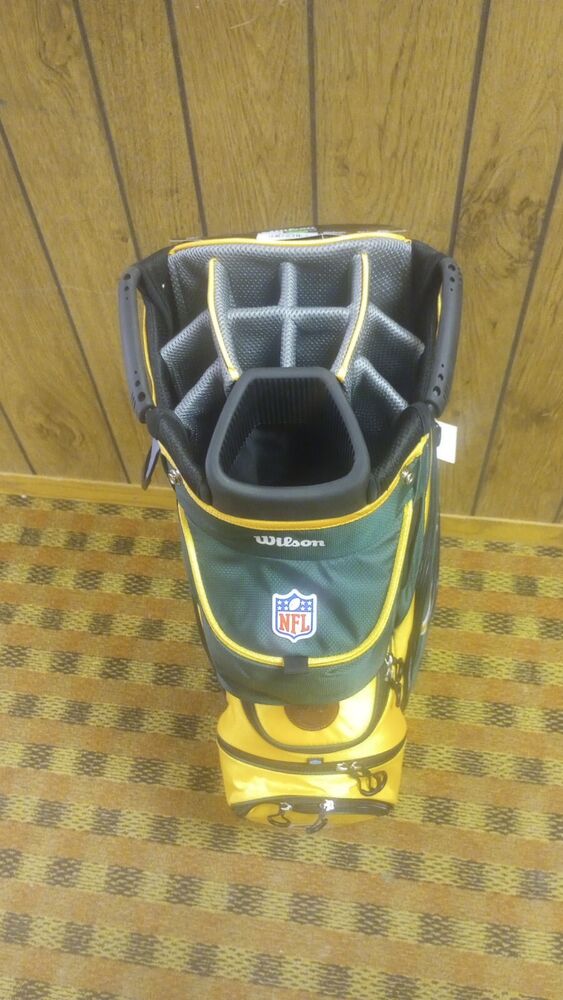 Wilson Green Bay Packer Cart Bag | SidelineSwap