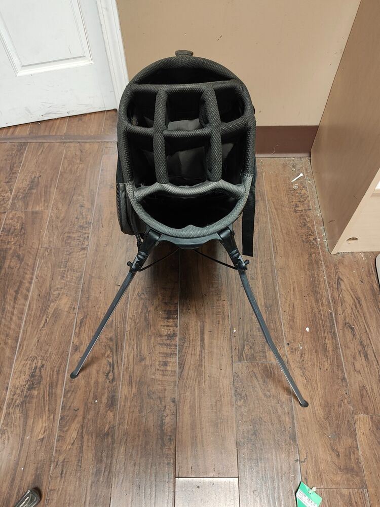 Nike Air Sport 8 Divider Golf Dual Strap Stand Bag Gray/Black ...