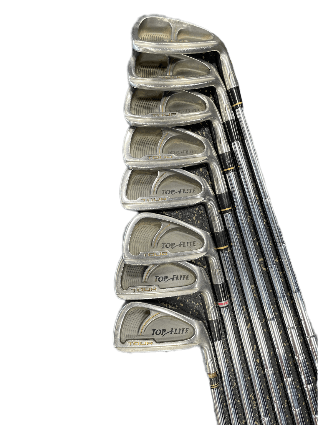 Used Top Flite Tour Oversize 3i-pw Regular Flex Steel Shaft Iron Sets ...
