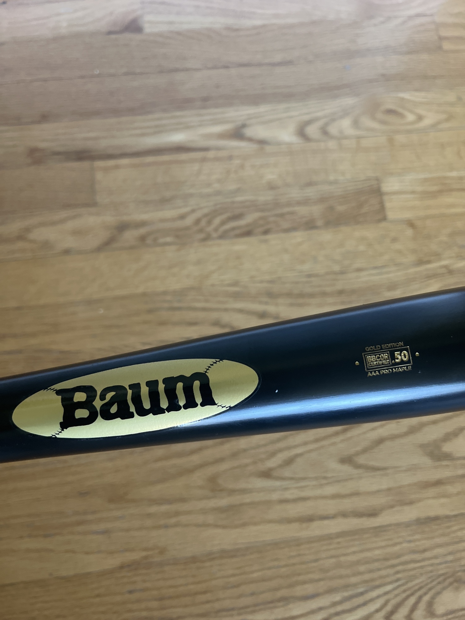 New 2024 Baum BBCOR Composite 30 oz 33" Gold Stock Bat | SidelineSwap