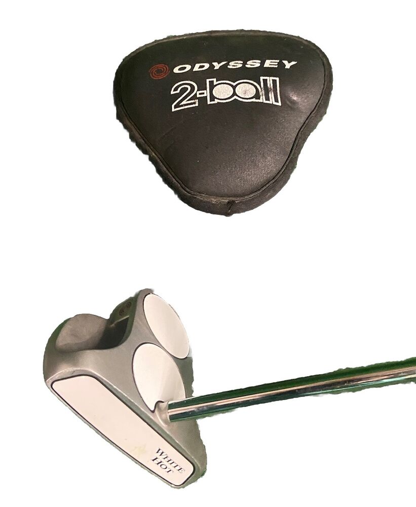 Odyssey White Hot 2-Ball CS Mallet Putter RH Steel 34.5" HC Label ...