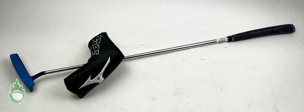 Used RH Mizuno M Craft 01 Blue Ion Forged 34.5" Putter Steel Golf Club ...