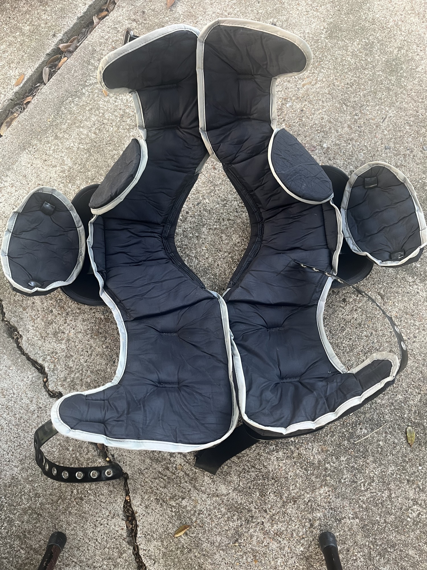 Used Extra Large Adult Riddell Power Phantom Shoulder Pads | SidelineSwap