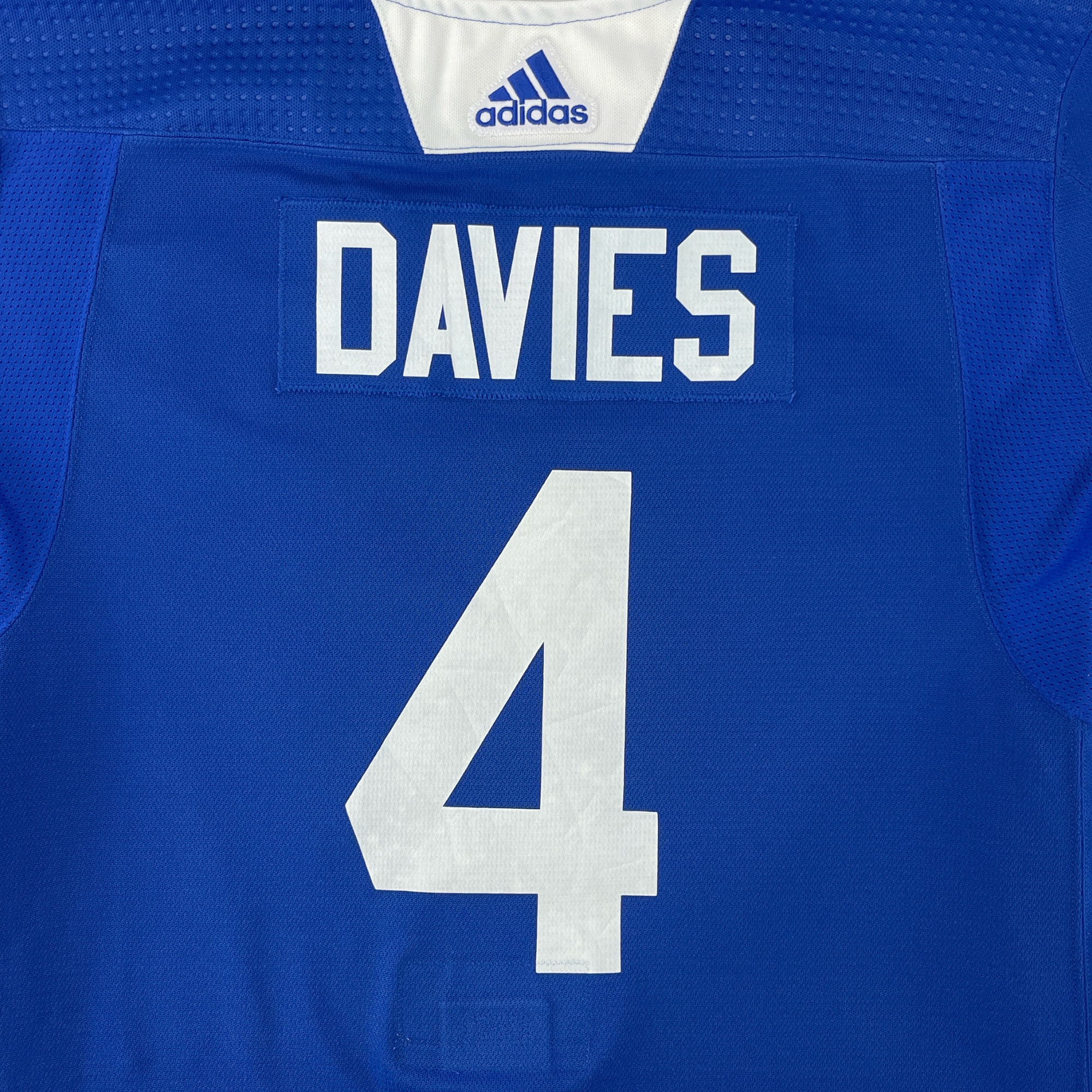 Pro Stock Pro Return Used Size 56 adidas Buffalo Sabres Blue Numbered ...