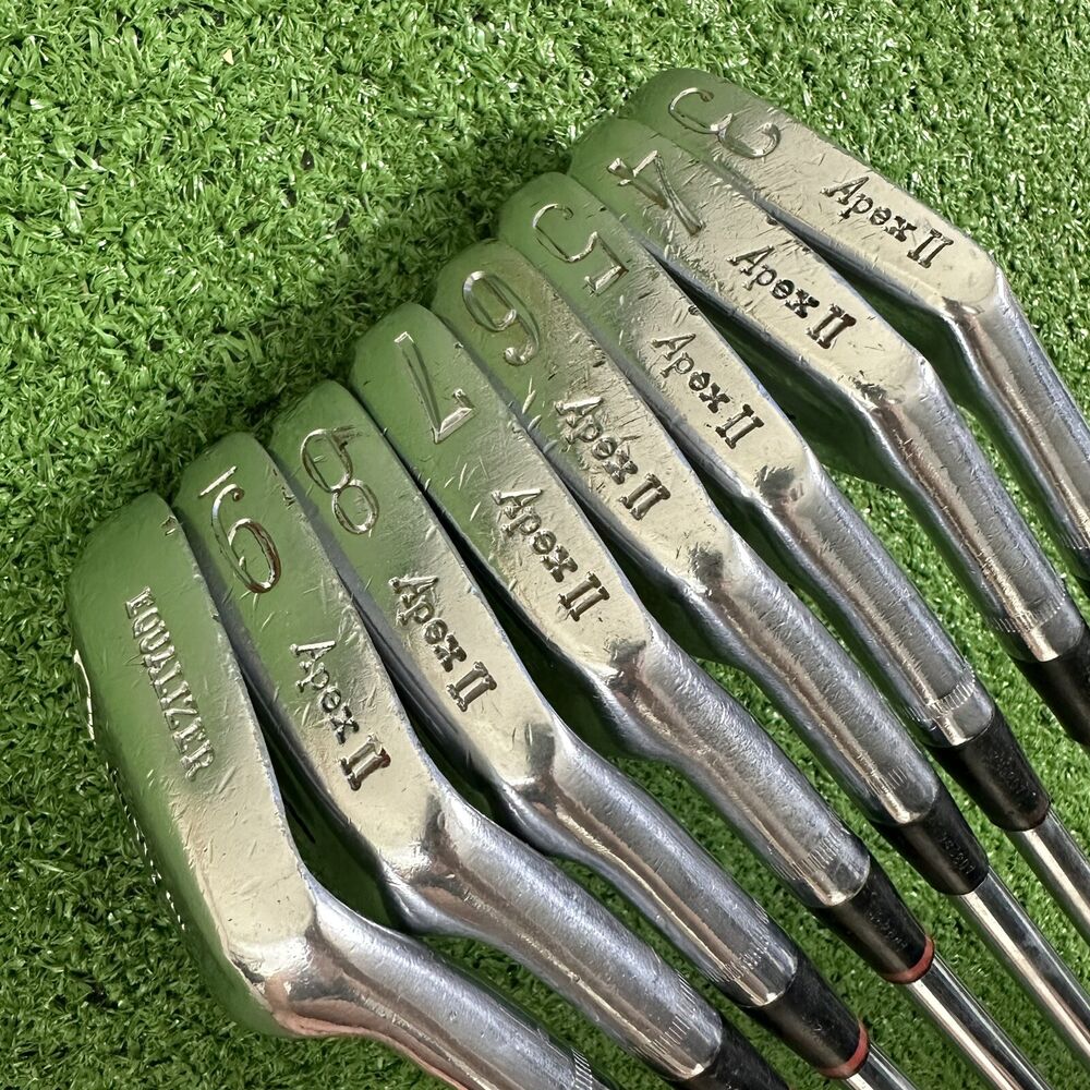 Vintage 1979 Ben Hogan APEX II Iron Set 3-EW Regular Flex Apex 3 Steel ...