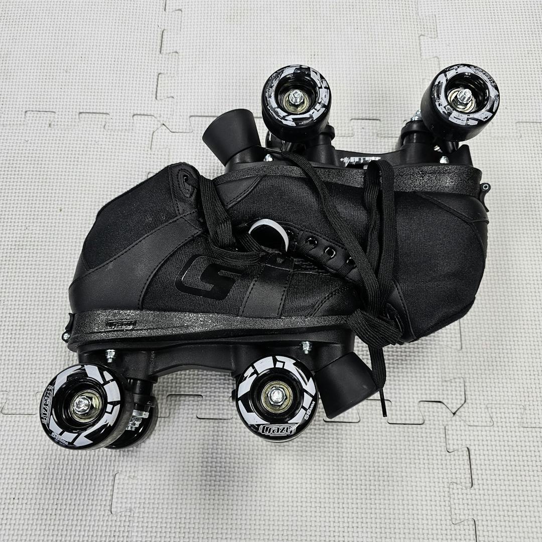 Used Crazy Rocket Skates Quads Adjustable Inline Skates - Roller And ...