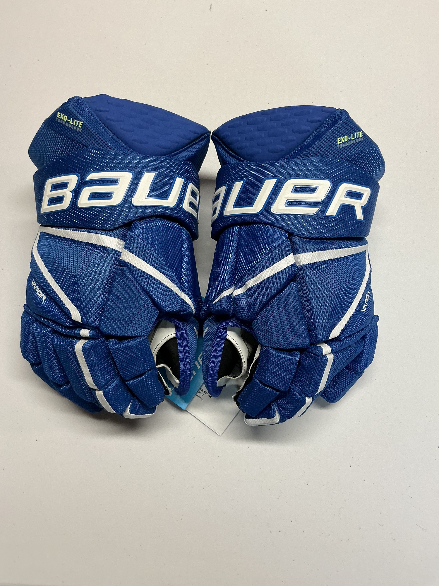 Bauer Vapor Hyperlite Pro Team Gloves 14” Light Blue | SidelineSwap