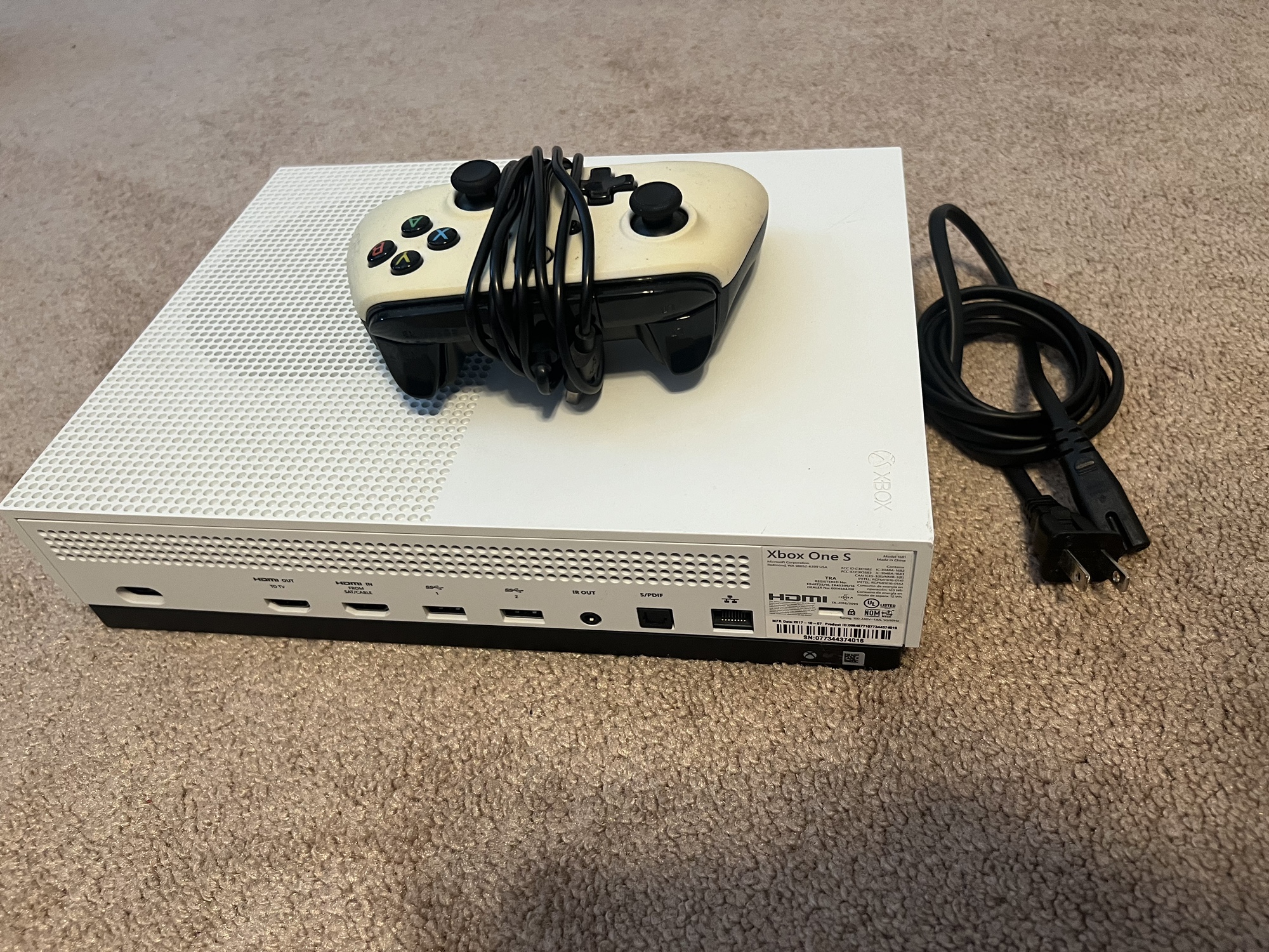 Xbox 1 S with Power A controller | SidelineSwap