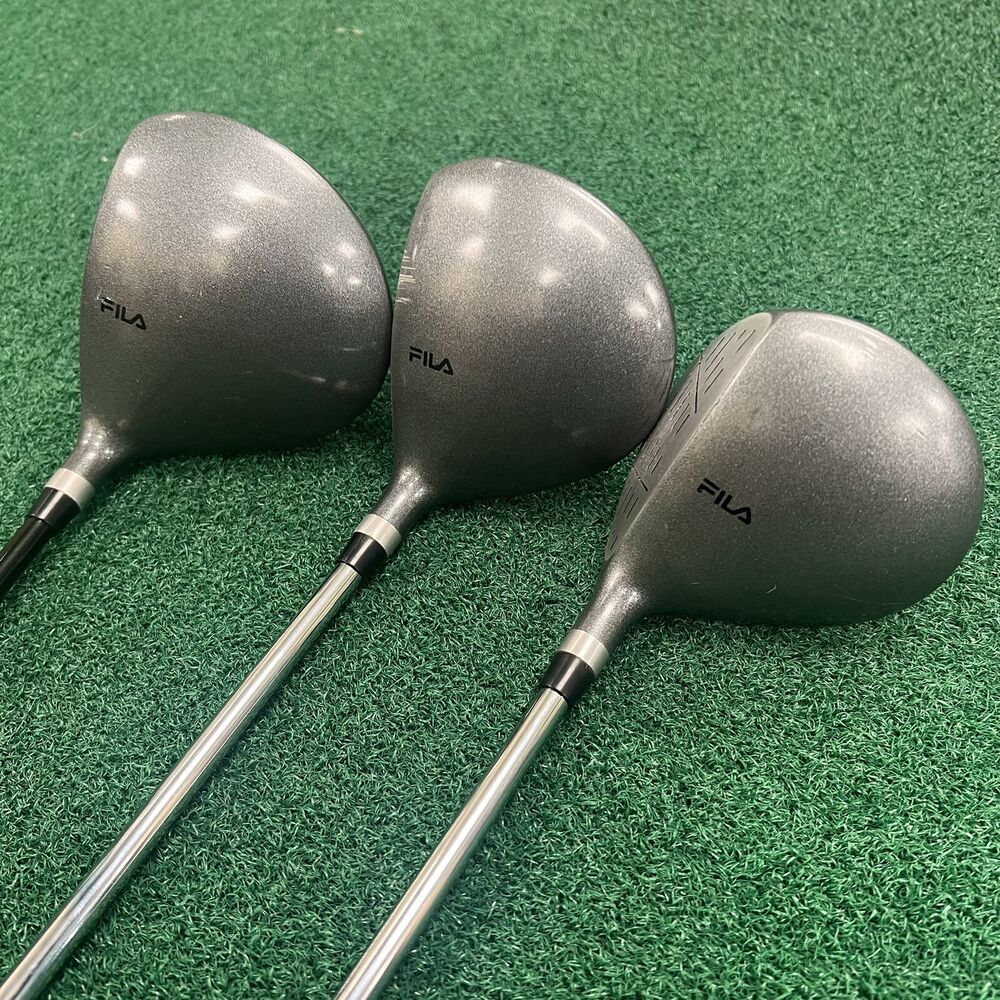 FILA Volt Complete Golf Club Starter Set MRH Irons Woods Putter Bag w ...