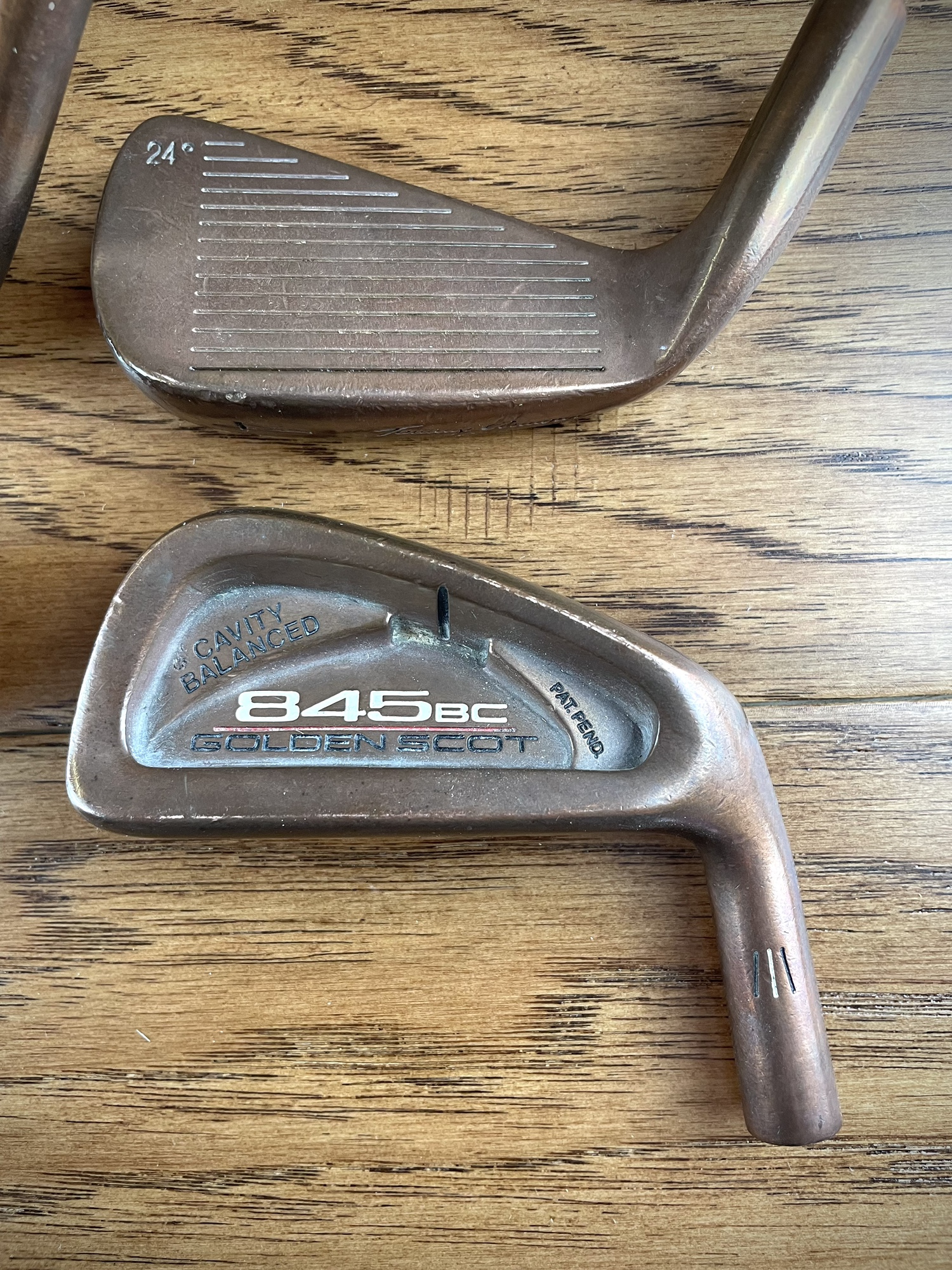 Rare! Tommy Armour 845 BC Golden Scot Copper Iron Set 1-PW- HEADS ONLY ...