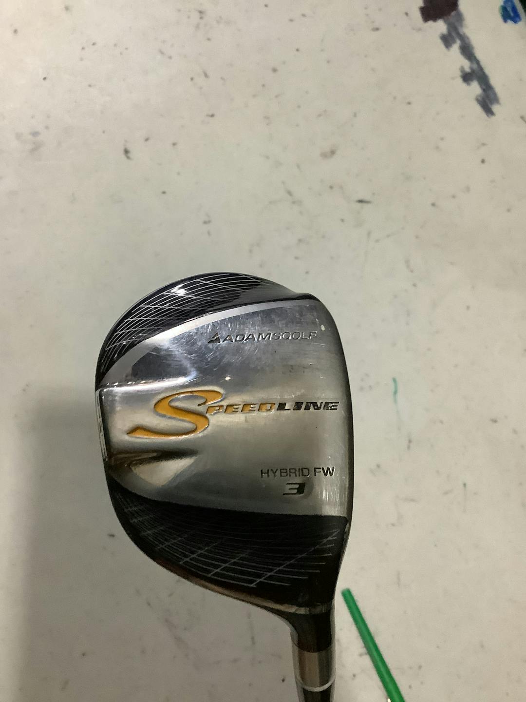 Used Adams Golf Speedline 3 Hybrid Regular Flex Graphite Shaft Hybrid ...