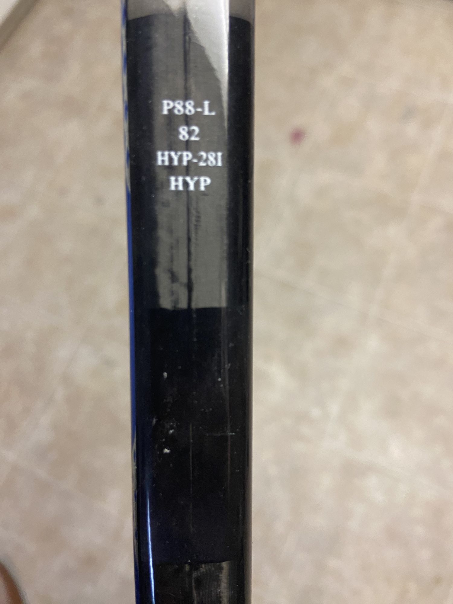 Custom BLUE Bauer Vapor Hyperlite Hockey Stick | SidelineSwap