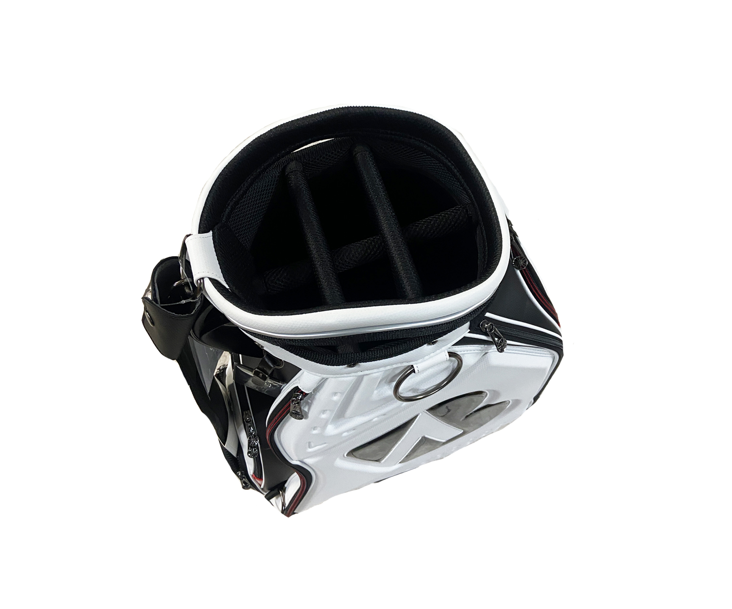 NEW Bridgestone 2024 Red/White/Black 6-Way Staff Bag | SidelineSwap