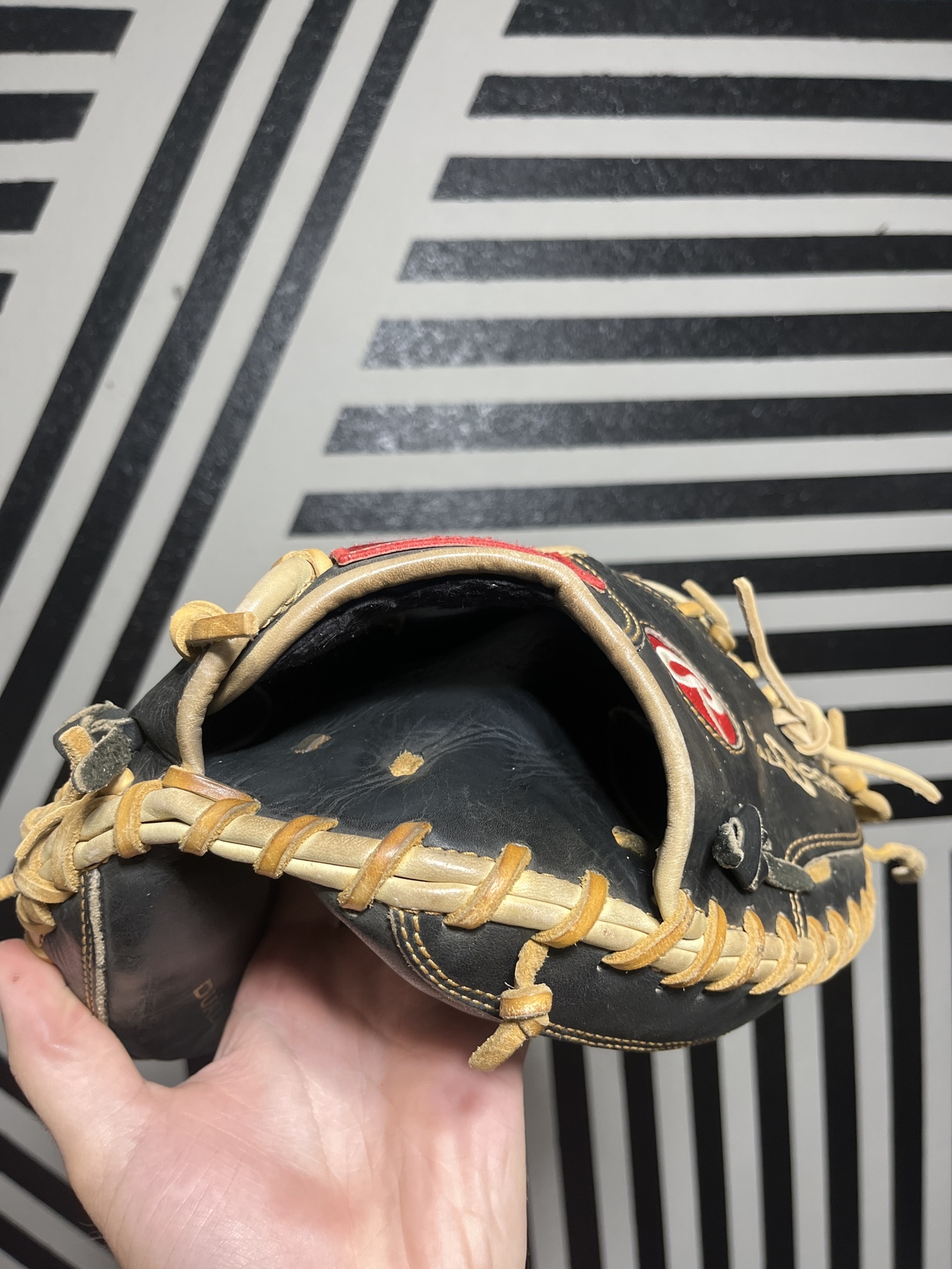 Rawlings heart of the hide dual core 33” catchers mitt baseball glove | SidelineSwap