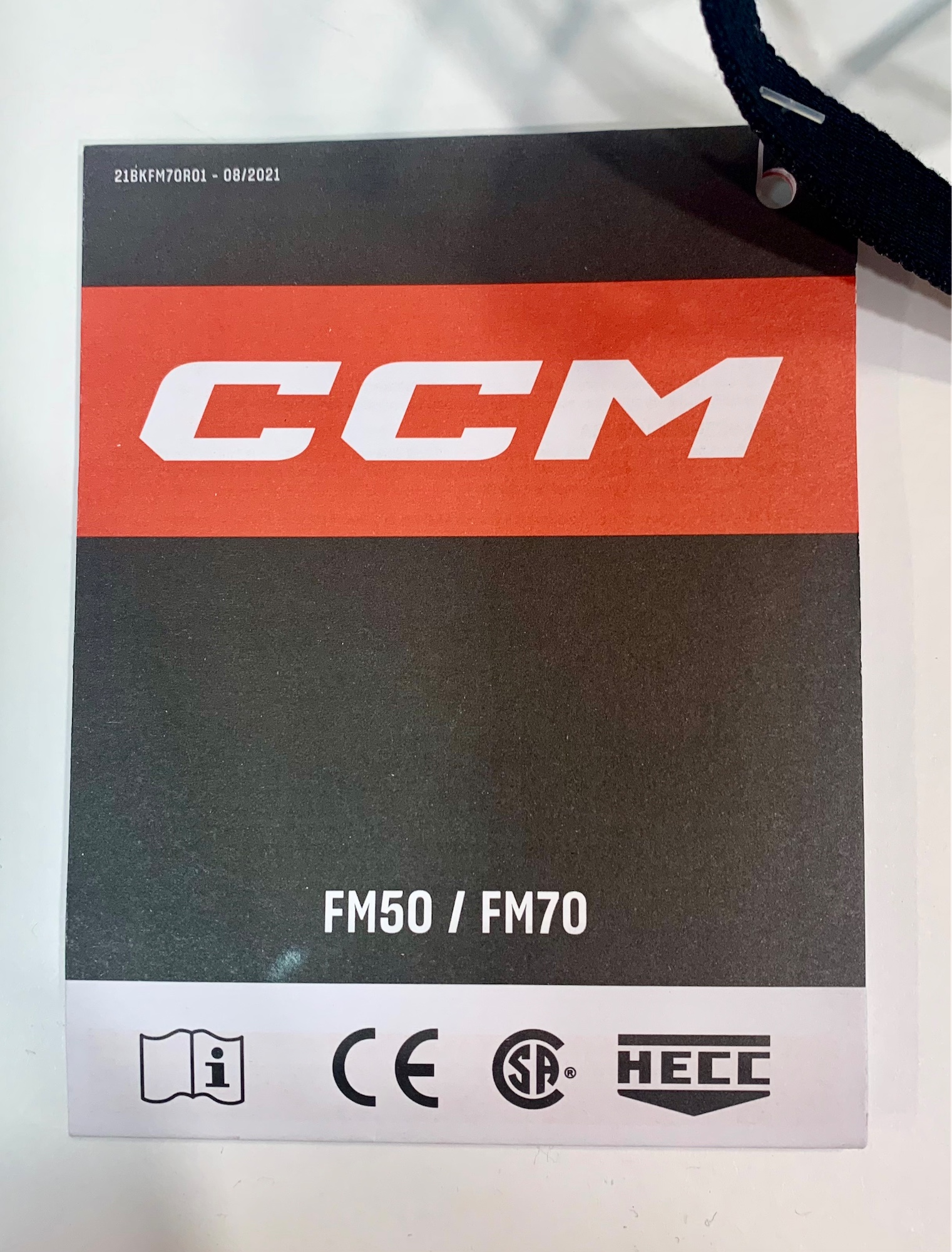 CCM FM70 Hockey Helmet Cage Size S New Black | SidelineSwap