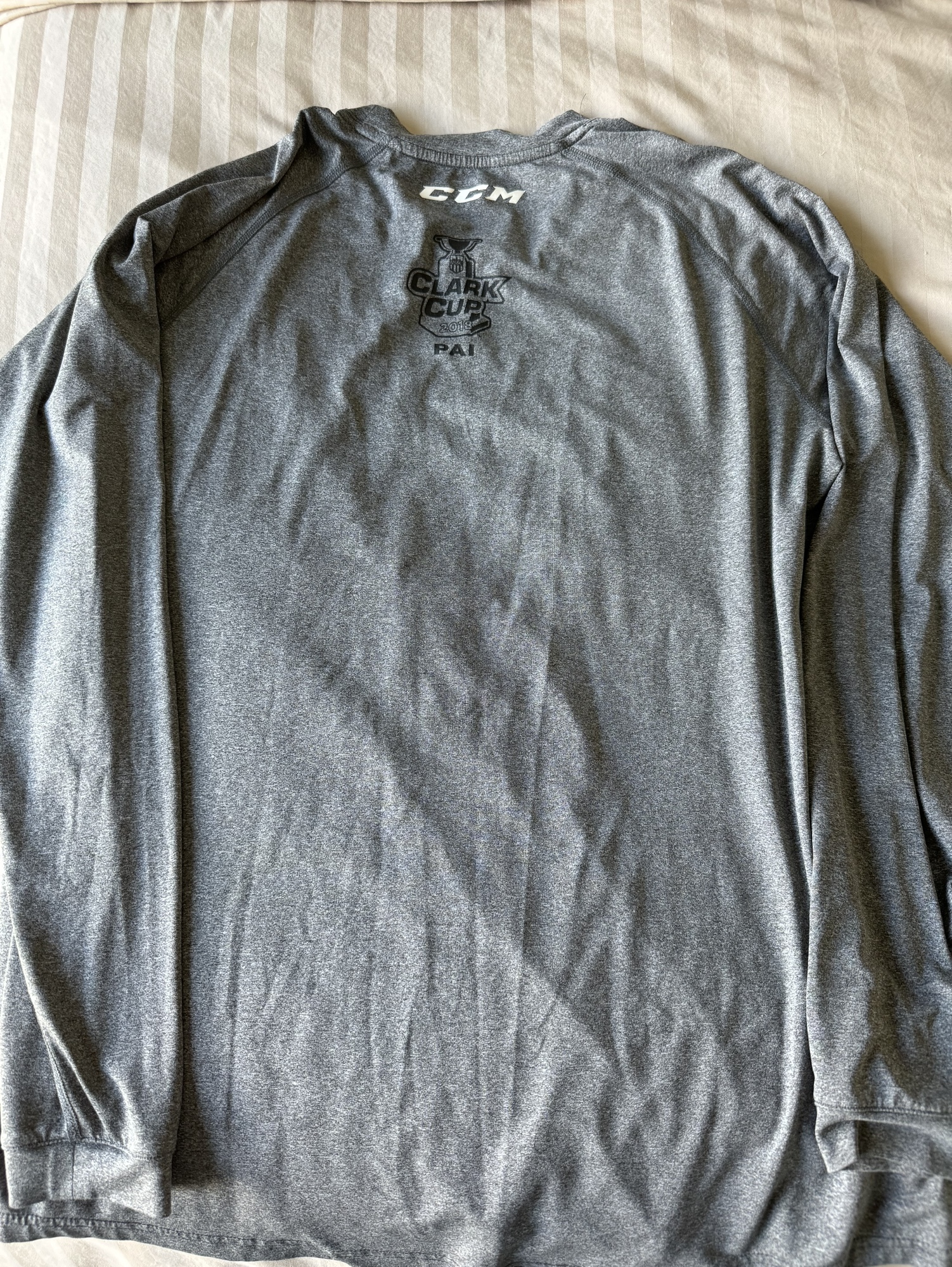 Chicago Steel USHL Clark Cup CCM Long Sleeve Shirt | SidelineSwap