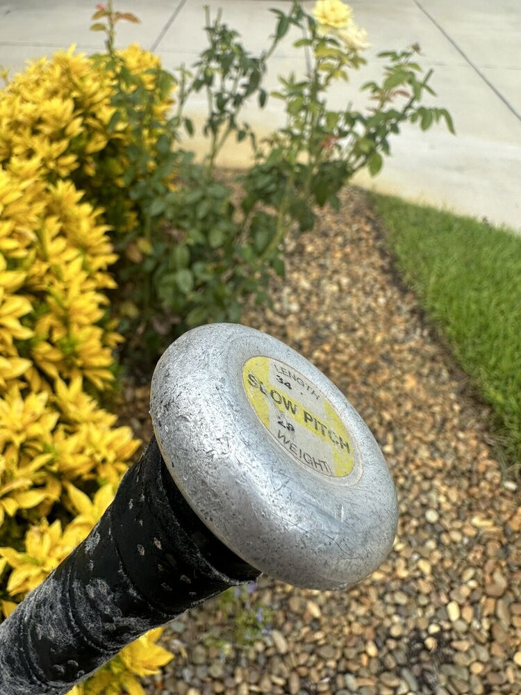 RARE TPS GOLD CU31 34 26 SLOW PITCH SOFTBALL BAT DENTED | SidelineSwap