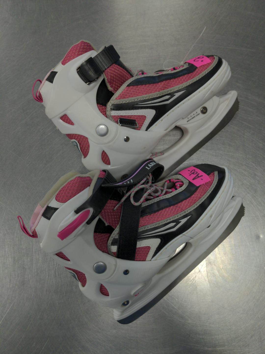 Used Lake Placid Skates Adj 2-5 Adjustable Ice Skates Soft Boot Skates ...