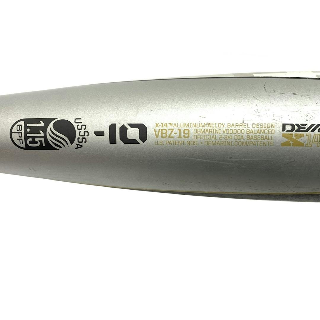 Used Demarini Voodoo Vbz-19 Usssa 2 3 4" Barrel Bat 30" -10 Drop ...