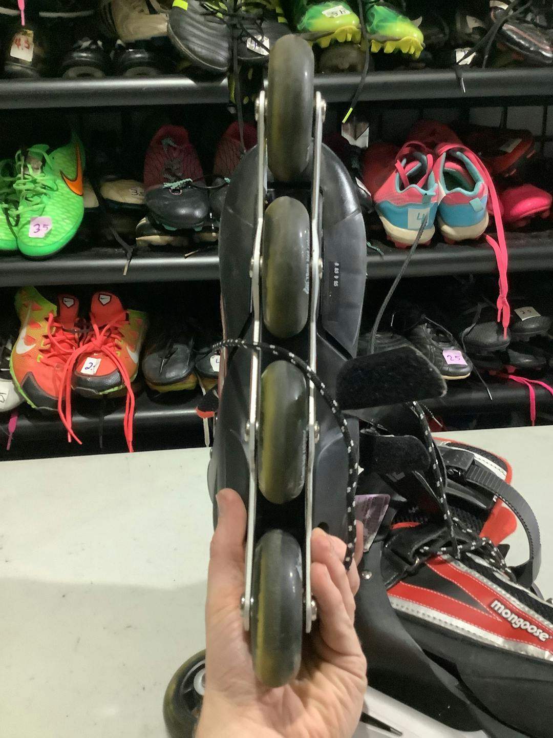 Used Mongoose Inline Skates Senior 8 Inline Skates - Rec And Fitness ...