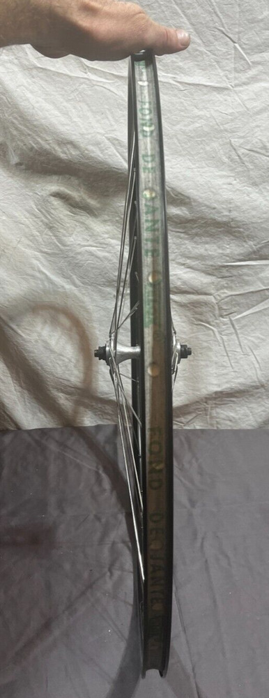 Velocity Aerohead 32-Spoke Black Aluminum 700C Front Wheel Campagnolo ...