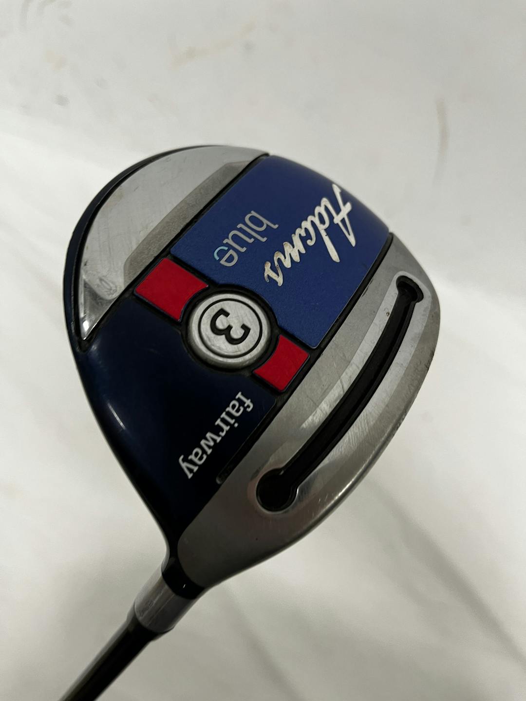 Used Adams Golf Blue 3 Wood Regular Flex Graphite Shaft Fairway Woods ...